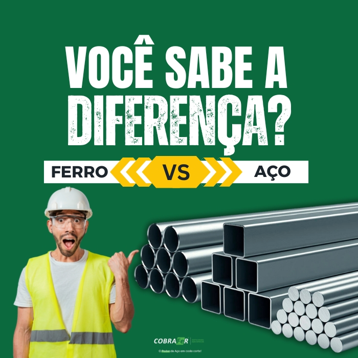 Qual a diferença entre ferro e aço?